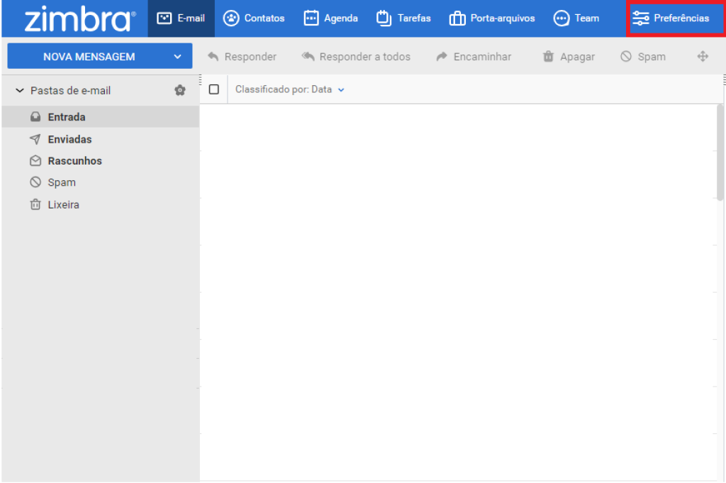 Definir fonte padrão no Webmail - Zimbra